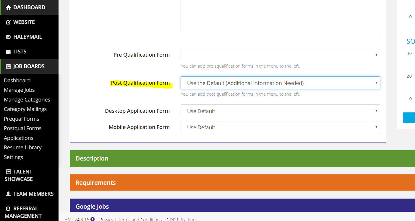 Adding Post Qualification Questions to your Career Portal – Haley ...